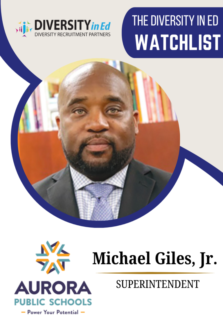 DIVERSITY in Ed Watchlist – Michael Giles, Jr. - Diversity Recruitment ...
